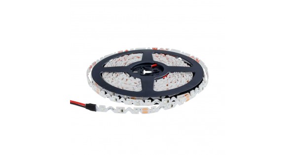 1л.м. LED S-ЛЕНТА 2835 IP65 60LEDs/m, 6mmW DC12V, 7.2W/m ЧЕРВЕН (5m/ролка)